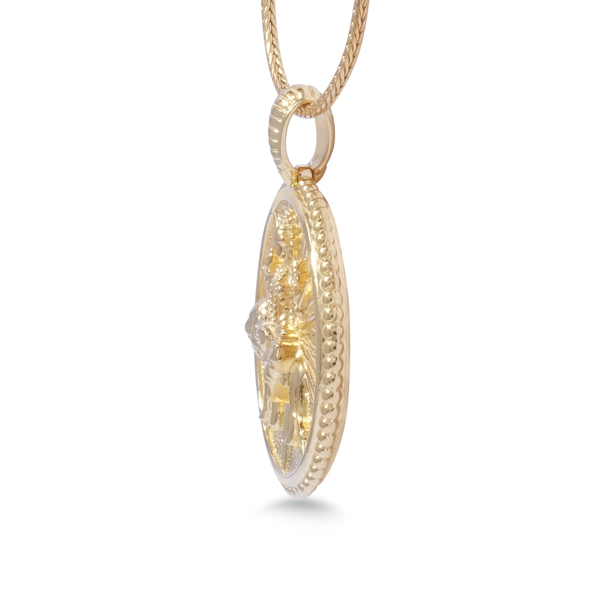 Pendant Goddess Amulet Collection Durga Gold Plated Sterling Silver 92 ...