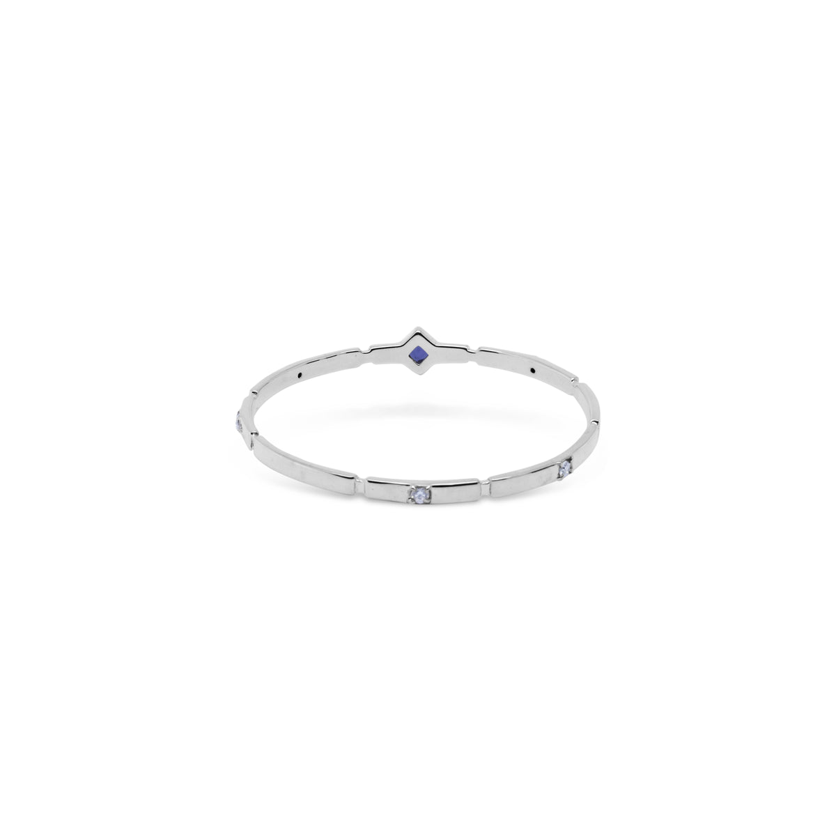 925 Silver Bangle Bracelet Aeon Gems Iolite Collection – Sunaka Jewelry